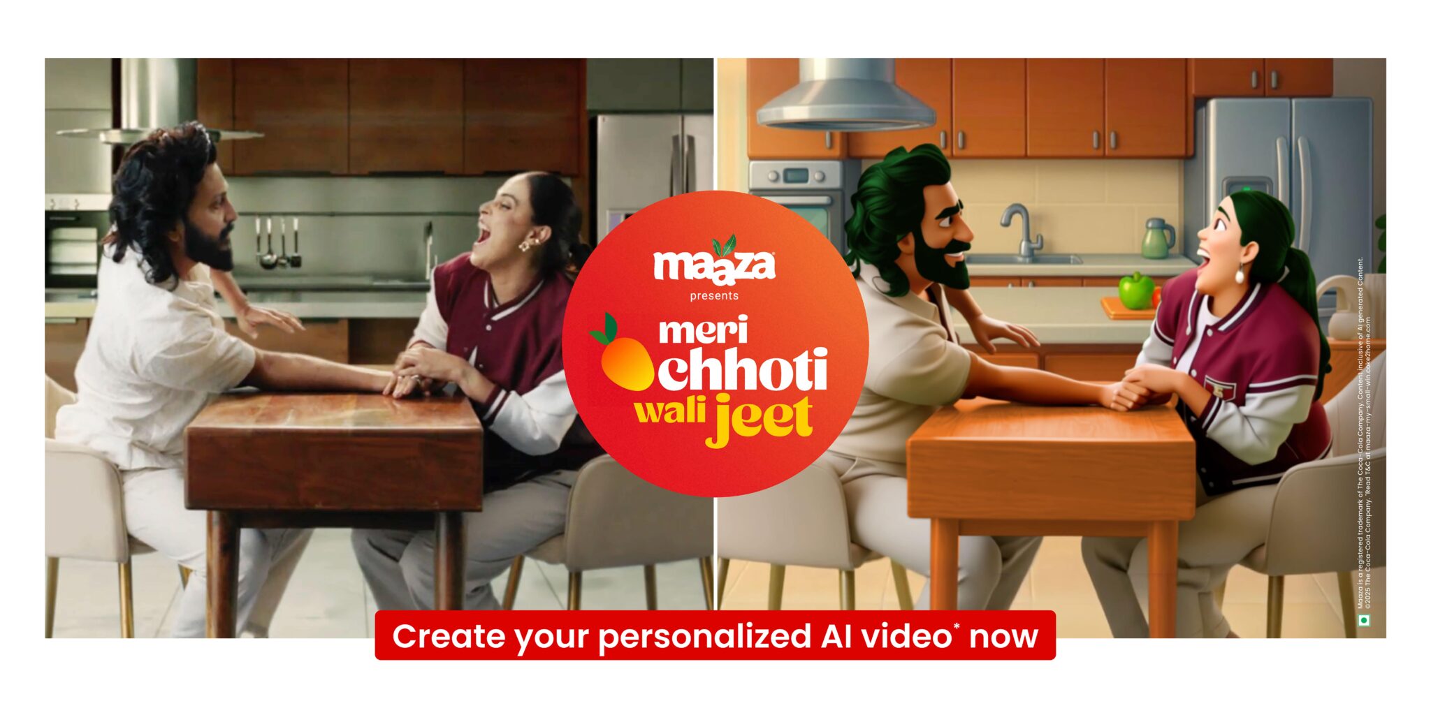 Your Win, Maaza’s Animation, Genelia & Riteish Join the AI-Powered ...